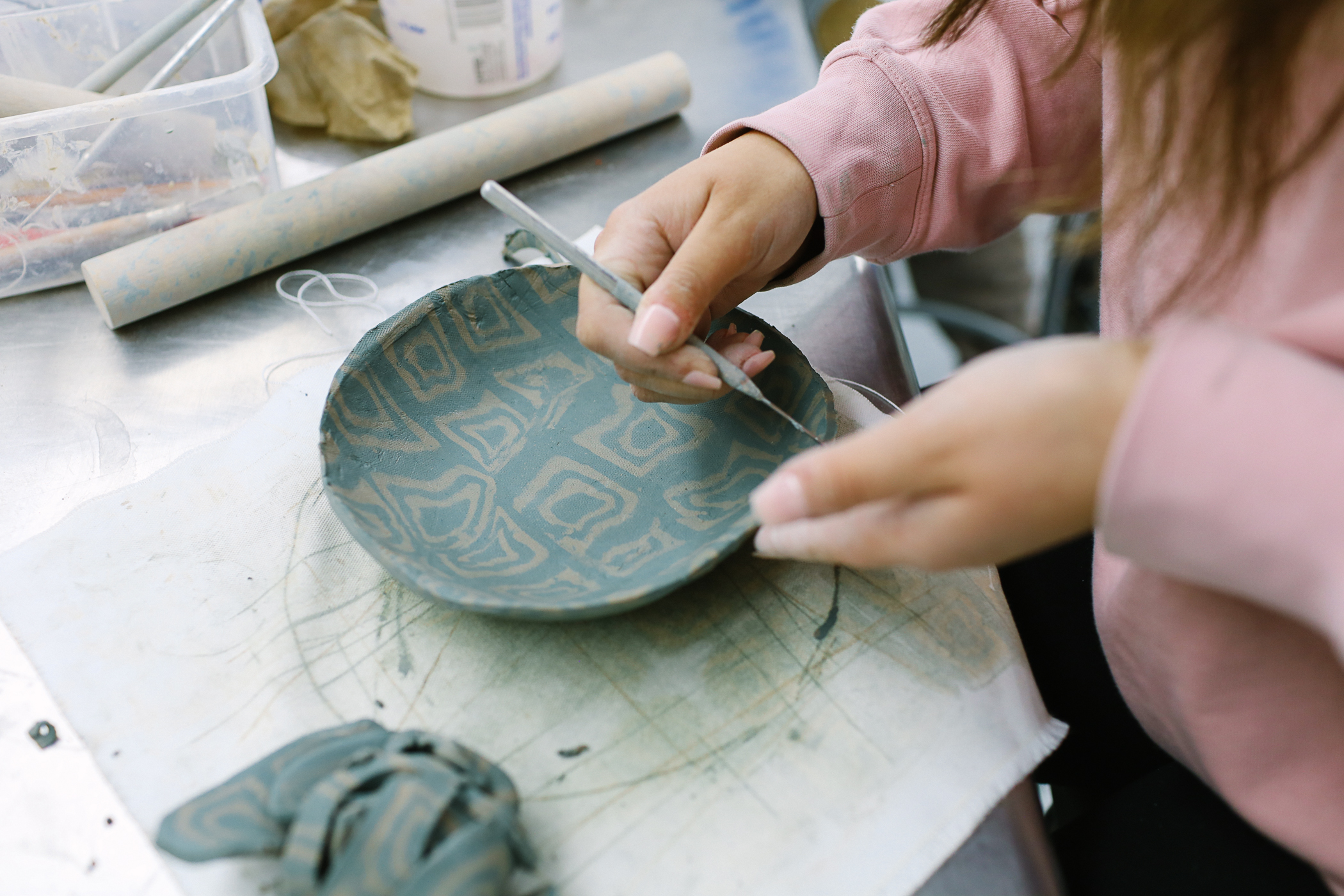 Nerikomi Colored Clay Project | Lawton Public School Foundation
